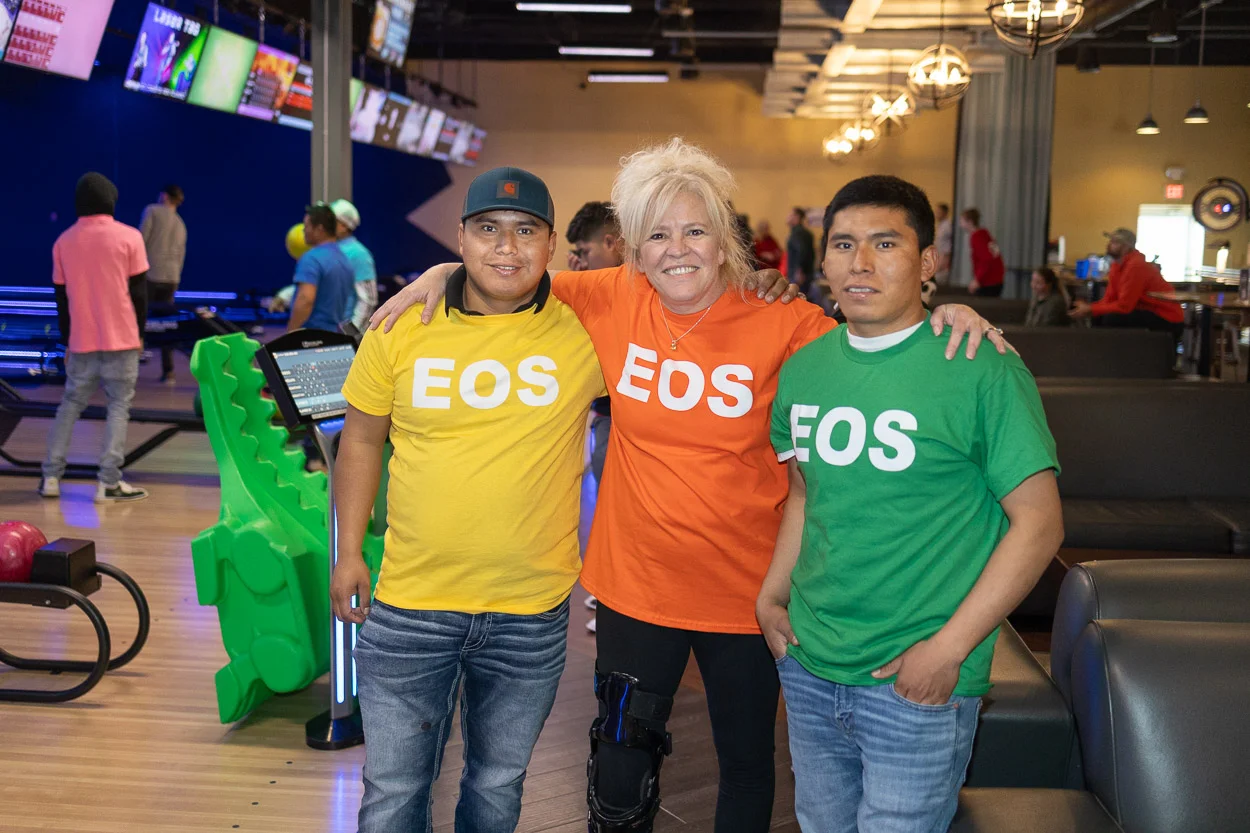 eos Outdoor Services team gathering at the 4th Dimension Fun Center in ...